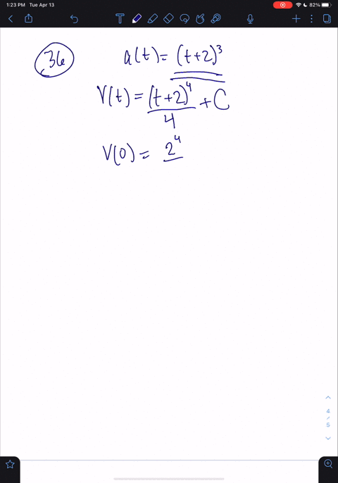 Solved An Object Moves Along A Coordinate Line With Acceleration A T