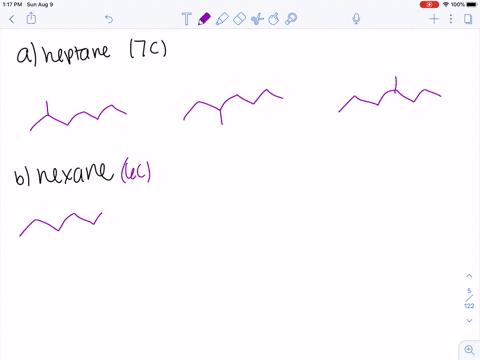 SOLVED:Draw all the structural isomers for C8 H18 that have the following root name (longest ...