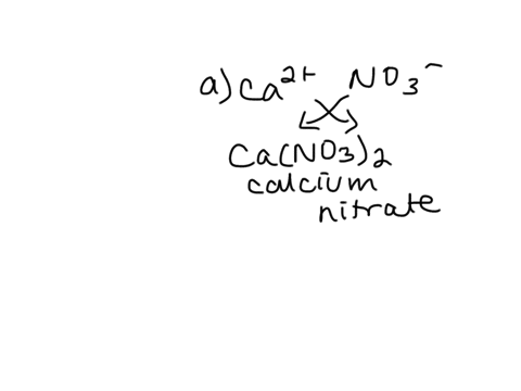 SOLVED:Give the formula and name for each ionic compound formed between ...