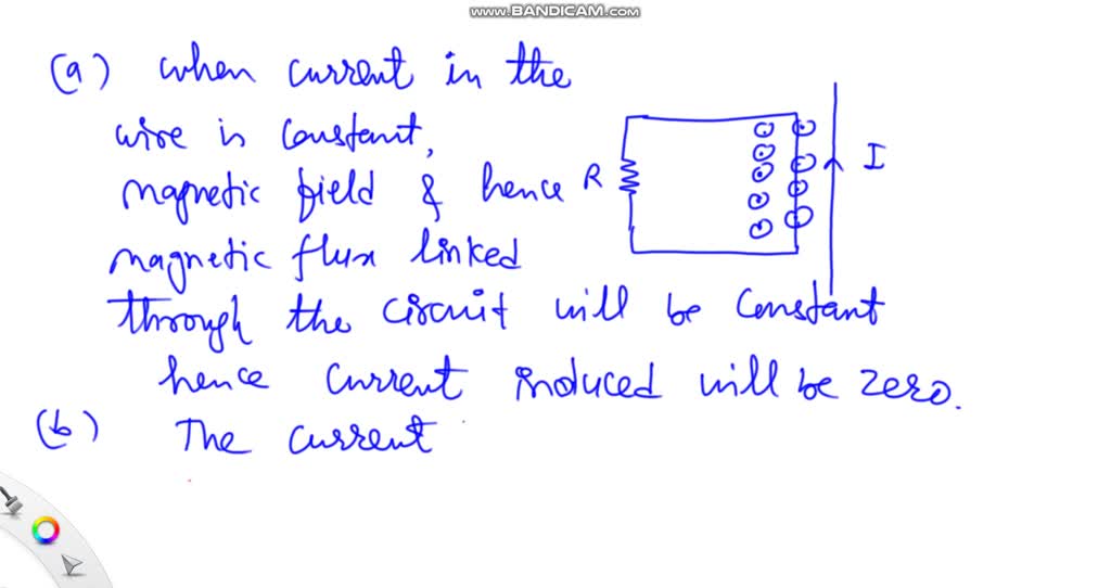 SOLVED:Figure 23.28 shows a current-carrying wire and a circuit ...