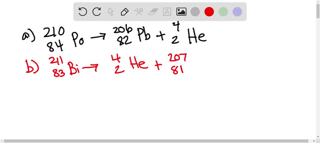 SOLVED:Write the balanced nuclear equation for each of the following ...