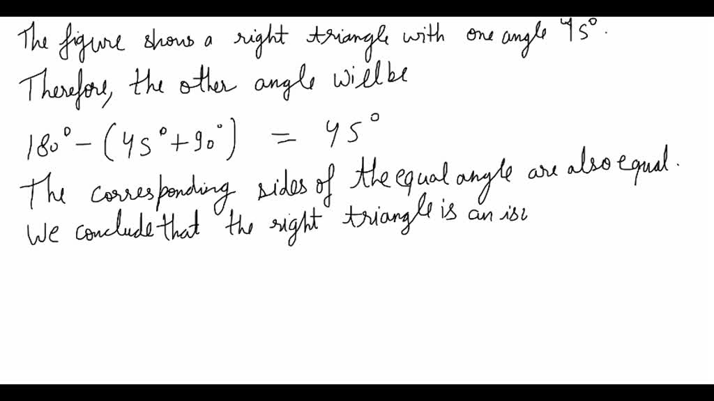 Solved For Each Triangle Find The Missing Length S Give An Exact