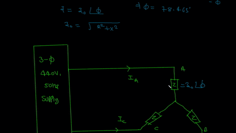 SOLVED:Calculate the active and reactive components of the current in ...