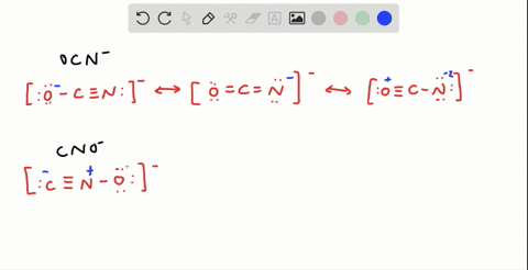 SOLVED:The cyanate ion (OCN^-) and the fulminate lon (CNO^-) share the ...