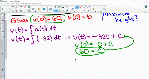 A ball is thrown vertically upward from a height of 6 feet with an ...