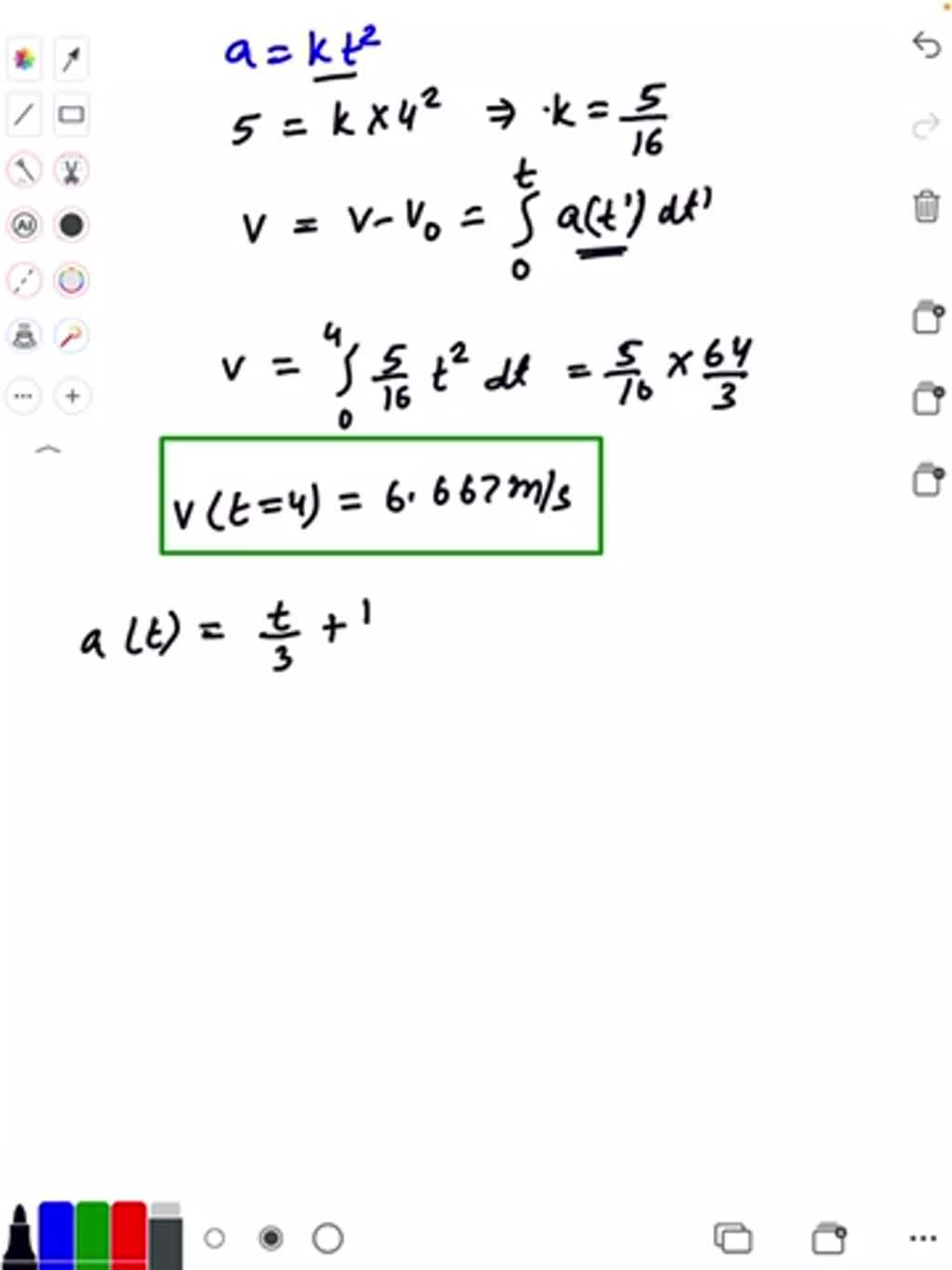 SOLVED The Graph Shows The Rectilinear Acceleration Of A Particle As A SOLVED The Graph Shows The Rectilinear Acceleration Of A Particle As A