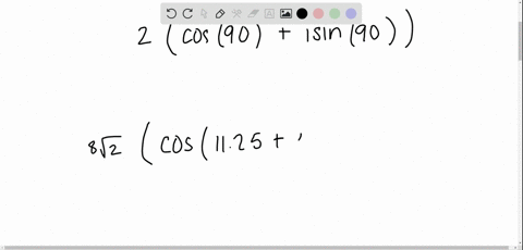 SOLVED:Octagon. Compute the eight eighth roots of 2 i, and form an ...