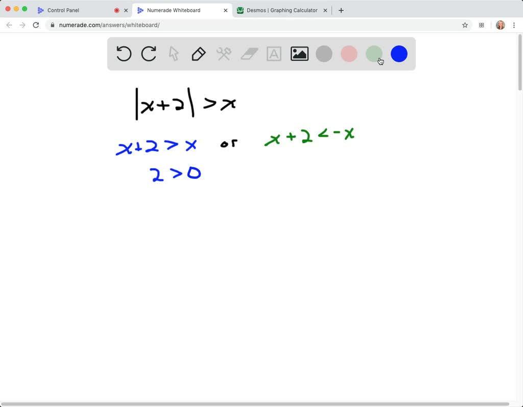 Solve X 2 x 2 0