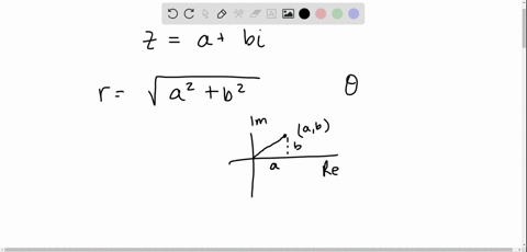 SOLVED:Let z=a+b i (a) The modulus of z is r=an argument of z is an ...