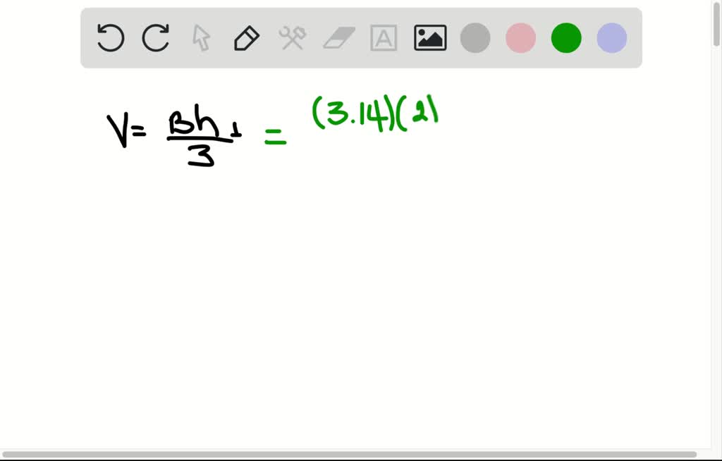 SOLVED:The volume formulas for right circular cylinders and right ...