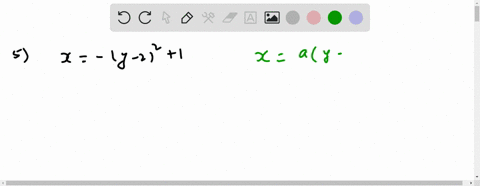 ⏩SOLVED:The equation of a horizontal parabola is given. For each ...