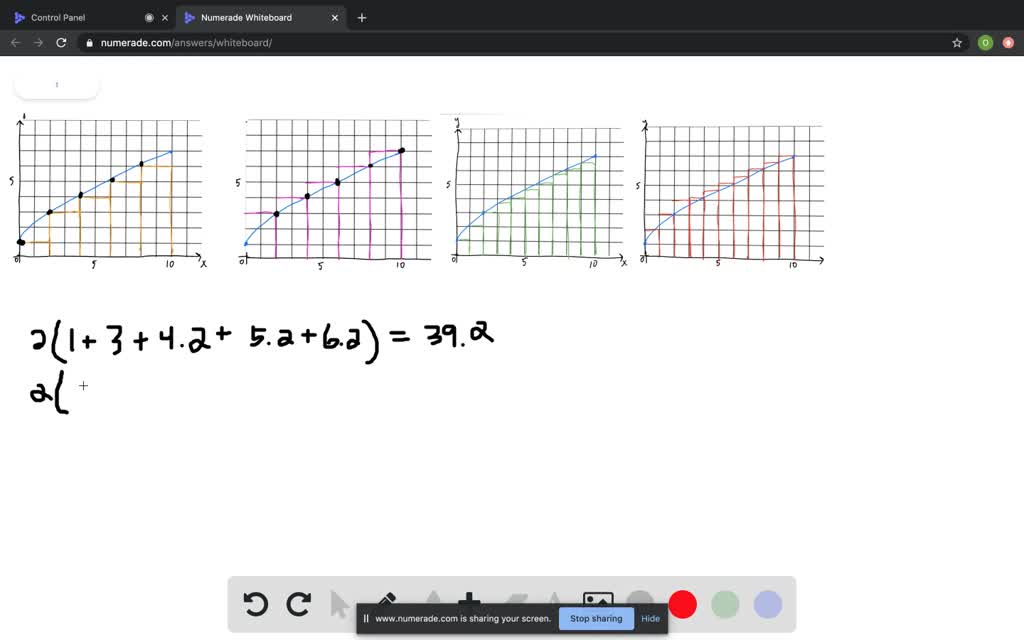 SOLVED:(a) By reading values from the given graph of f, use five rectangles to find a lower ...