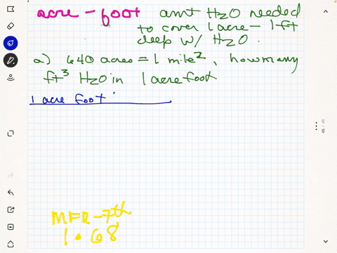 SOLVED: The volume of water used for crop irrigation is measured in ...