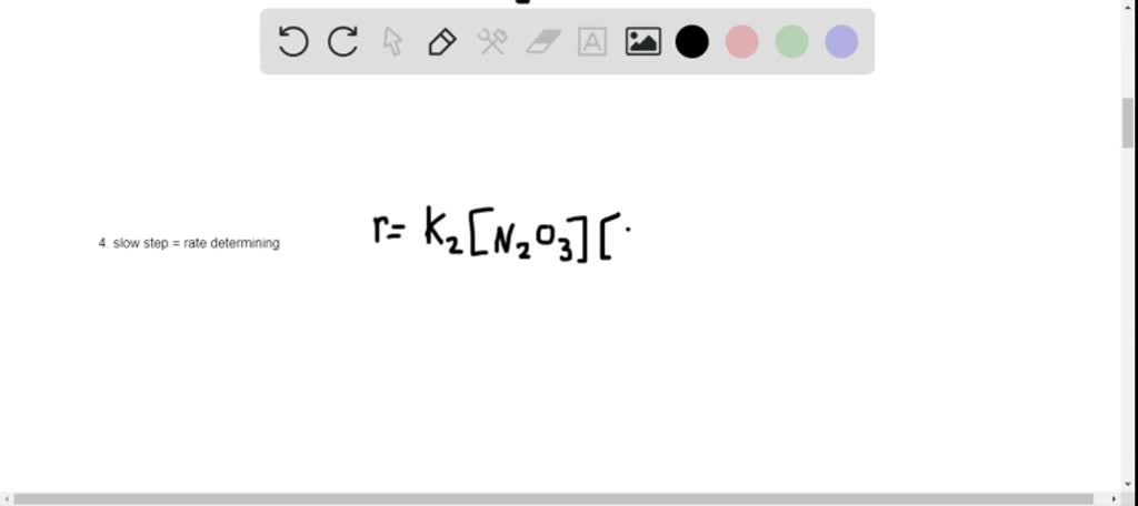 SOLVED:The overall equation and rate law for the gas-phase ...