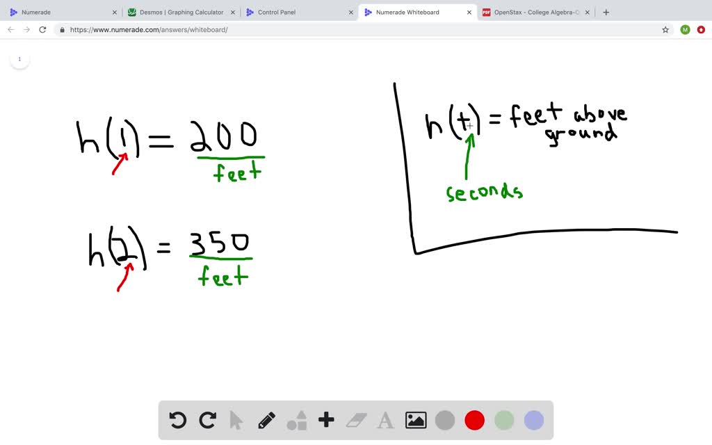 SOLVED Let H t Be The Height Above Ground In Feet Of A Rocket T SOLVED Let H t Be The Height Above Ground In Feet Of A Rocket T
