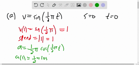 SOLVED:In each part use the given information to find the position. velocity, speed, and ...