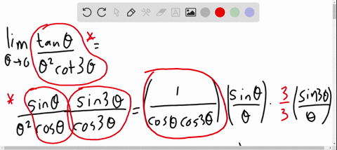 ⏩SOLVED:Find the limits. limθ→0 (tanθ)/(θ^2 cot3 θ) | Numerade