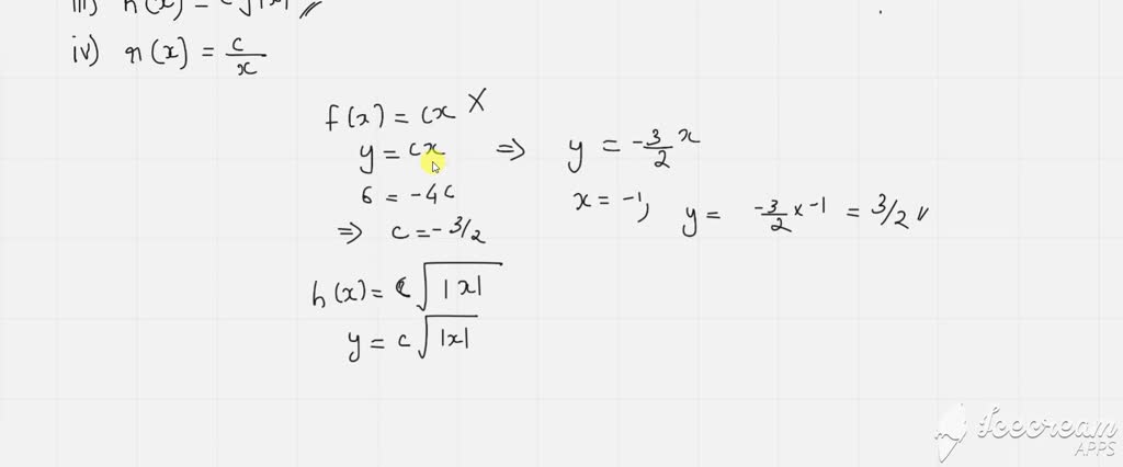 Determine the constant function c that is produced by the least-squares theory applied to a ...