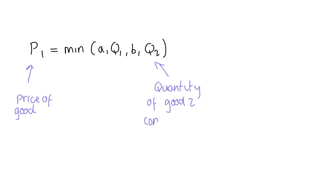 SOLVED: What is the form of the inverse demand function for good 1 in ...