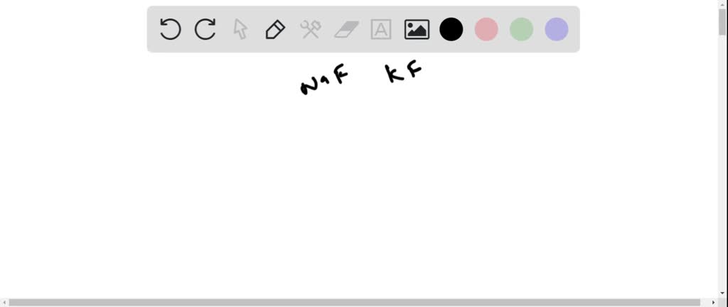 Which shows the highest lattice energy? (a) RbF (b) CsF (c) NaF (d) KF ...