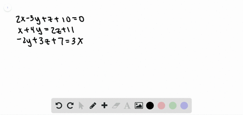 SOLVED:How can you write the three equations at the right as a matrix ...