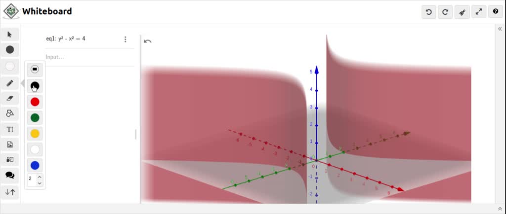 SOLVED:Sketch the quadric surface. y^2-x^2=4 SOLVED:Sketch the quadric surface. y^2-x^2=4