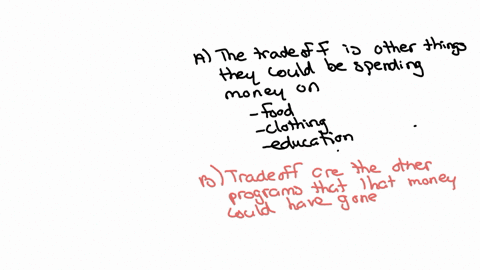 SOLVED:Give three examples of important trade-offs that you face in ...
