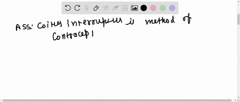 ⏩SOLVED:Assertion: Coitus interruptus is method of contraception ...