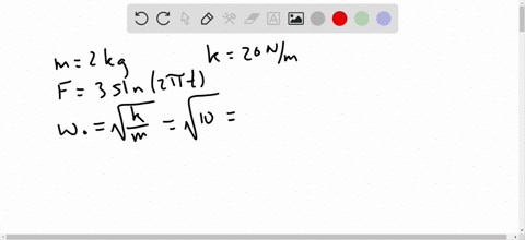 SOLVED:A spring-mass system consists of a mass weighing 100 \mathrm{~N} and a spring with a ...