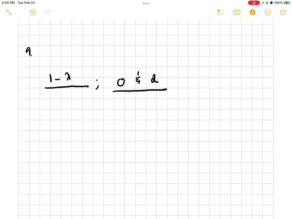 Solvedif Lambda Is An Eigenvalue Of A Then Is An Eigenvalue Of Bi A The Real Eigenvalues Of 