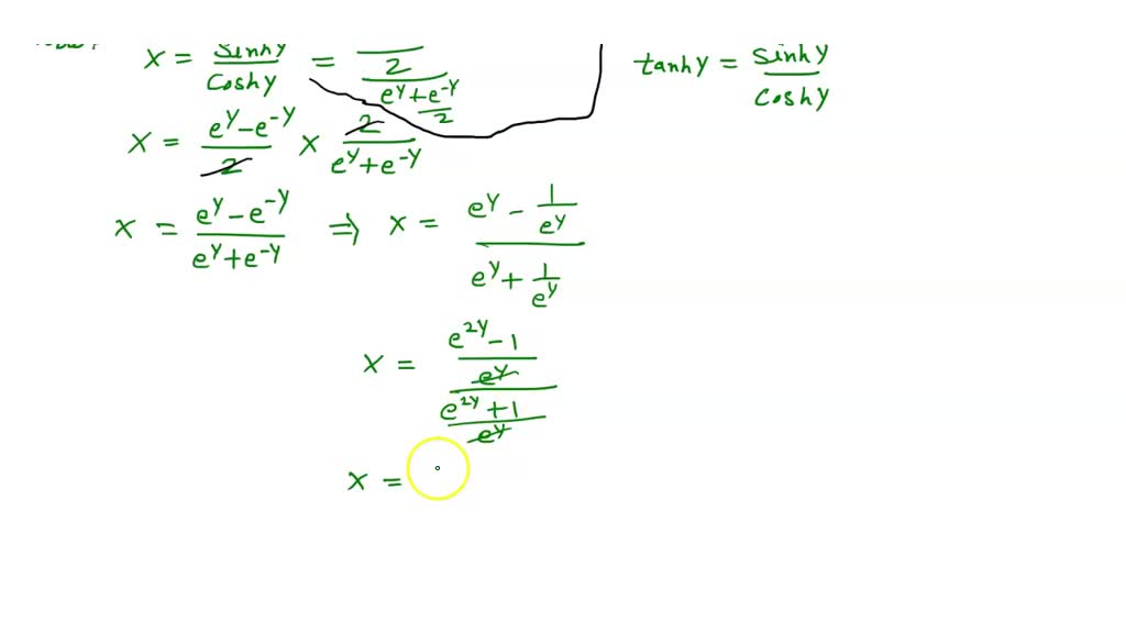 SOLVED:Show that sinh is a one-to-one function and that its inverse is ...