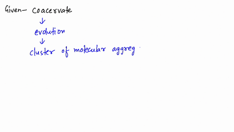 ⏩SOLVED:What are coacervates, and what characteristics do they have ...