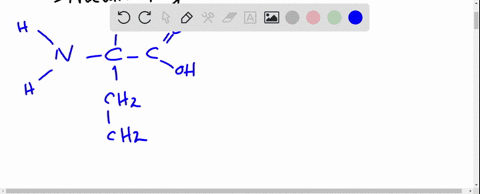 SOLVED:Draw the structure of lysine (a) above, (b) below, and (c) at ...