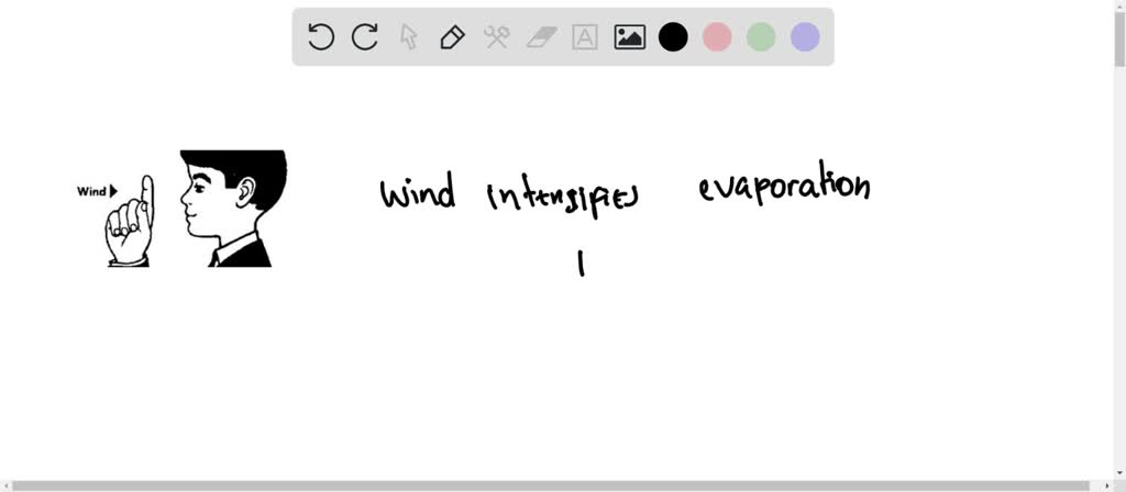 SOLVED:You can determine wind direction by wetting your finger and ...