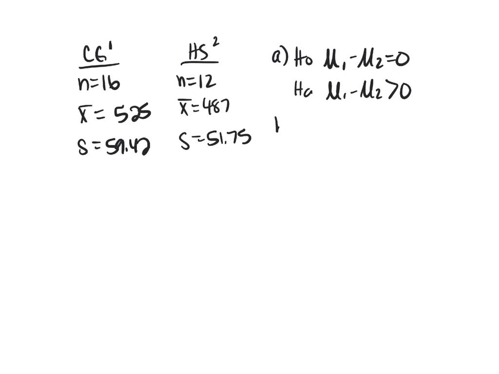 SOLVED:A study looked at the 50 states in the United States and ...