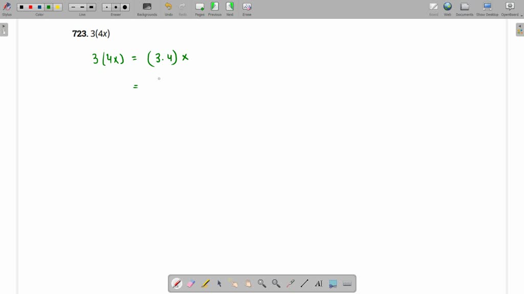 SOLVED:Use the associative property to simplify. 3(4 x) SOLVED:Use the associative property to simplify. 3(4 x)