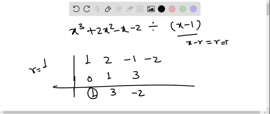 SOLVED:Perform the indicated divisions by synthetic division. 2 x^5-x^3 ...