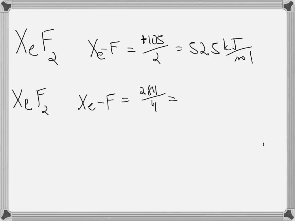 SOLVED:"Inert" xenon actually forms many compounds, especially with ...