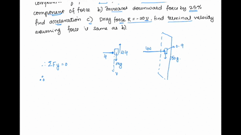 SOLVED:A window washer pulls a rubber squeegee down a very tall ...
