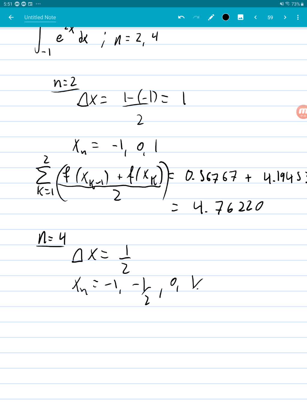 SOLVED Find The Exact Value Of The Definite Integral And Compare The