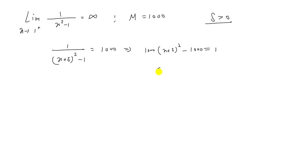 SOLVED:For each limit in Exercises 55-64, use graphs and algebra to approximate the largest δor ...
