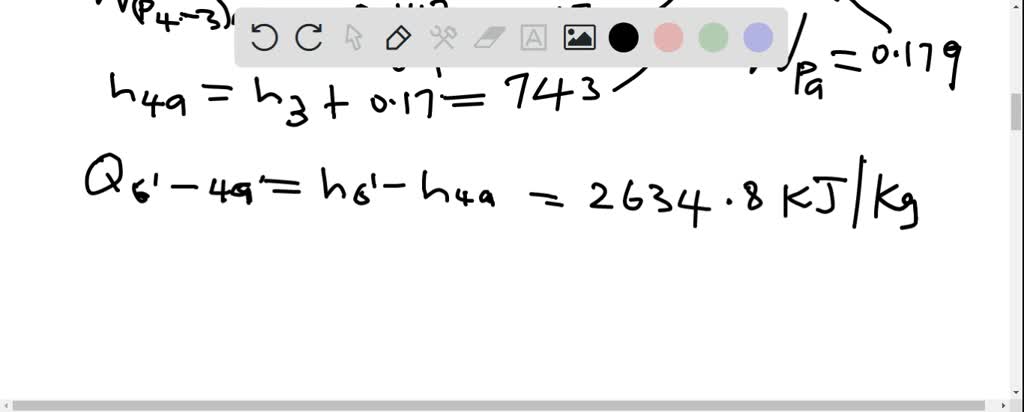 SOLVED:Reconsider the cycle of Problem 8.41, but include in the analysis that each turbine stage ...