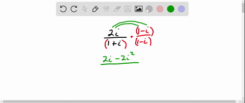SOLVED:Divide and express the result in standard form. (2 i)/(1+i)
