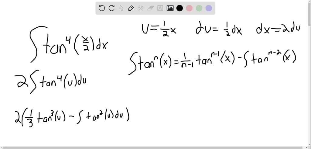 SOLVED:Using a Reduction Formula Evaluate ∫tan^4 x d x