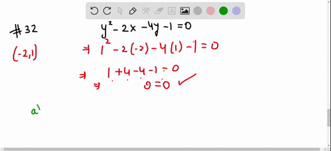 SOLVED:In Exercises 29-38 , verify that the given point is on the curve and find the lines that ...