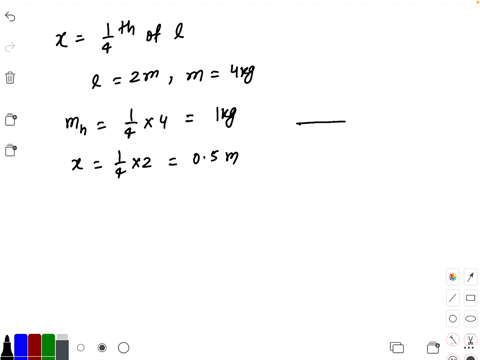 SOLVED:A chain is placed on a smooth table with 1 / 4^th of its length ...