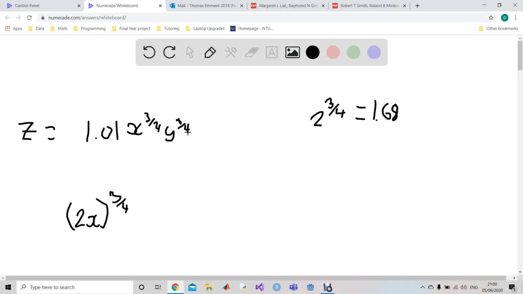 SOLVED:For the function in Exercise 34, what is the effect on z of ...