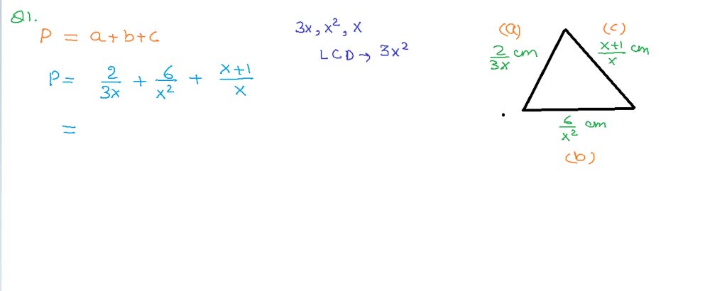 SOLVED:Write an algebraic expression that represents the perimeter of ...