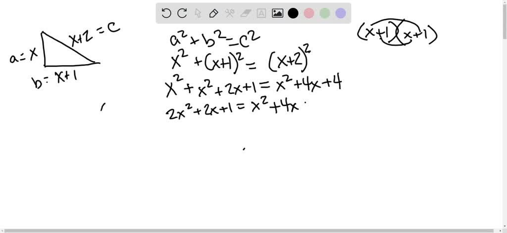 ⏩SOLVED:The sides of a right triangle have measures that are… | Numerade