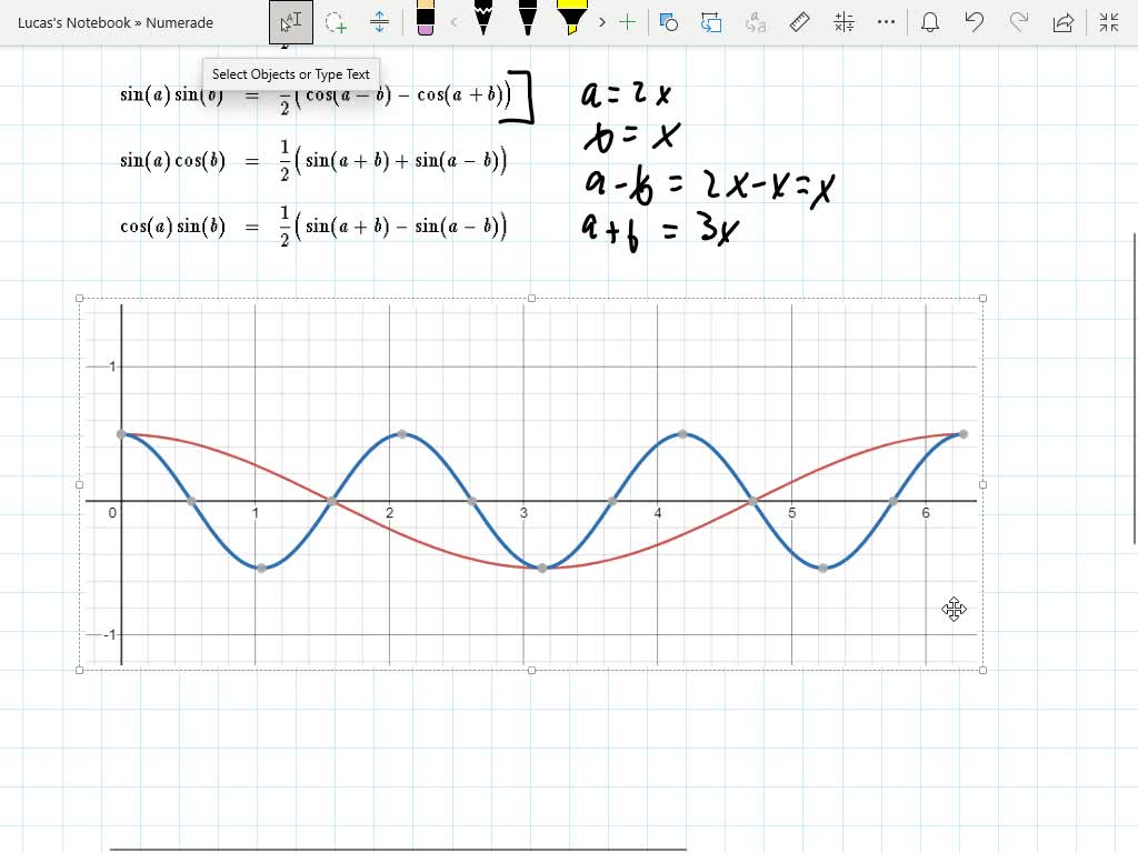 SOLVED:(a) use the Product-to-Sum Formulas to express each product as a sum, and (b) use the ...